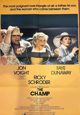 THE CHAMP 27"x40" Original Movie Poster One Sheet 1979 Jon Voight Faye ...