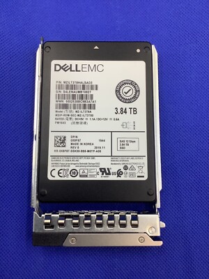 X8F87 DELL EMC PM1643 3.84TB 12Gbps SAS 2.5 HOT-PLUG SSD 0X8F87 MZ ...