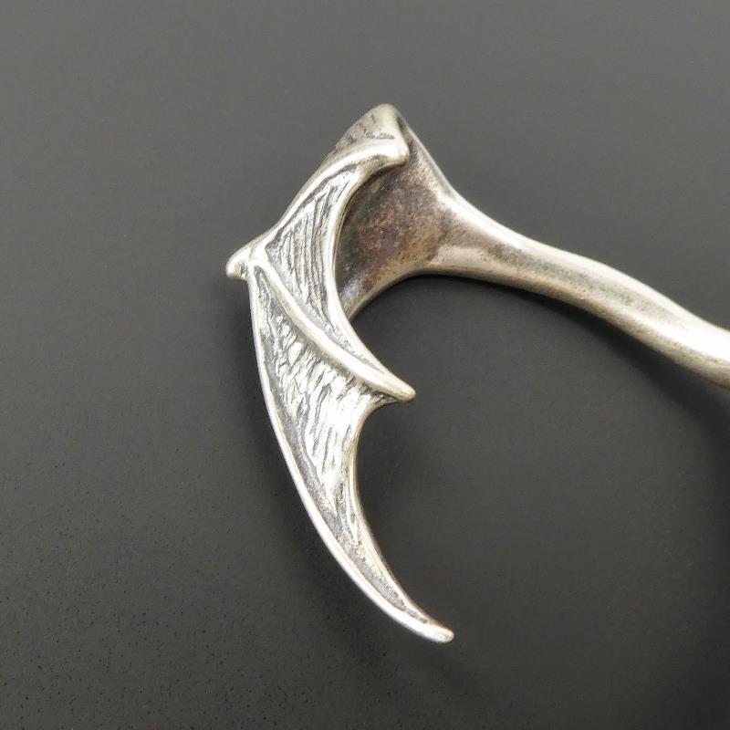 SINGLE LEFT Sterling Silver Large Vampire Bat Wing Earring Ear Cuff ...