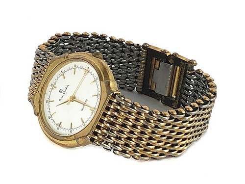 VINTAGE 1980s LADIES PIERRE CARDIN GOLD PLATED WATCH - JAPANESE QUARTZ ...