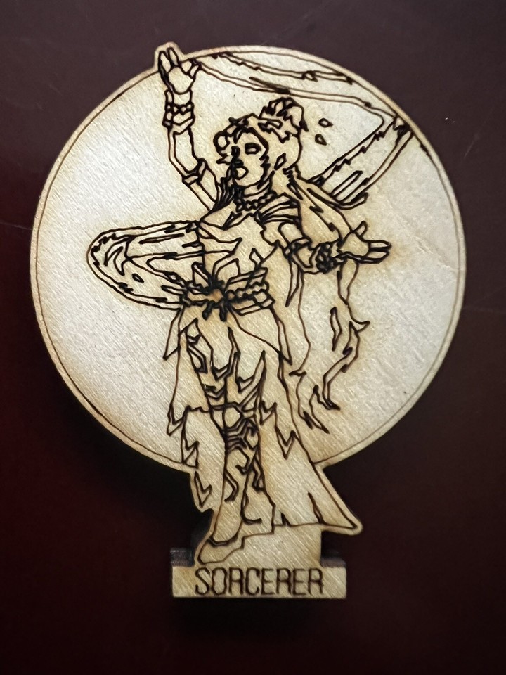 Miniatures Dungeons & Dragons Lot - All 14 Classes 5e Laser Cut Wood 1 ...