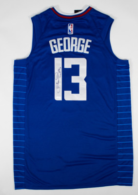 Paul George Signed Los Angeles Clippers Nike NBA Swingman Jersey (JSA ...