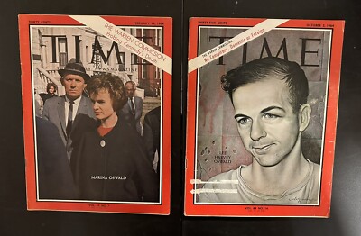 1964 TIME Magazine, (Lot of 2) Lee Harvey Oswald, Marina Oswald | eBay