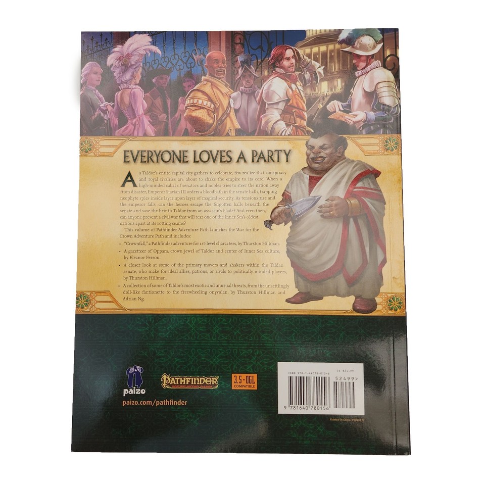 Pathfinder 1E Adventure Path War for the Crown Parts 1-6 Complete Set ...