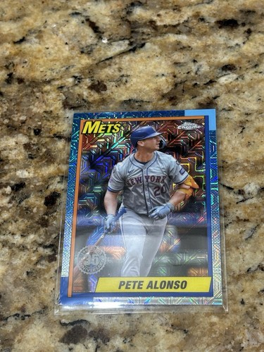 PETE ALONSO TOPPS 2025 CHROME # T90C-83 CARD METS | eBay