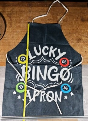BINGO APRON ADJUSTABLE WAIST LUCKY BINGO APRON | eBay