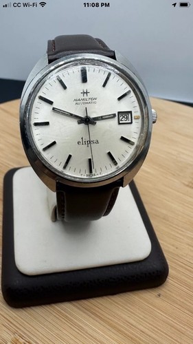 RARE Vintage Hamilton Elipsa Automatic Self winding Swiss CAL 64a ...