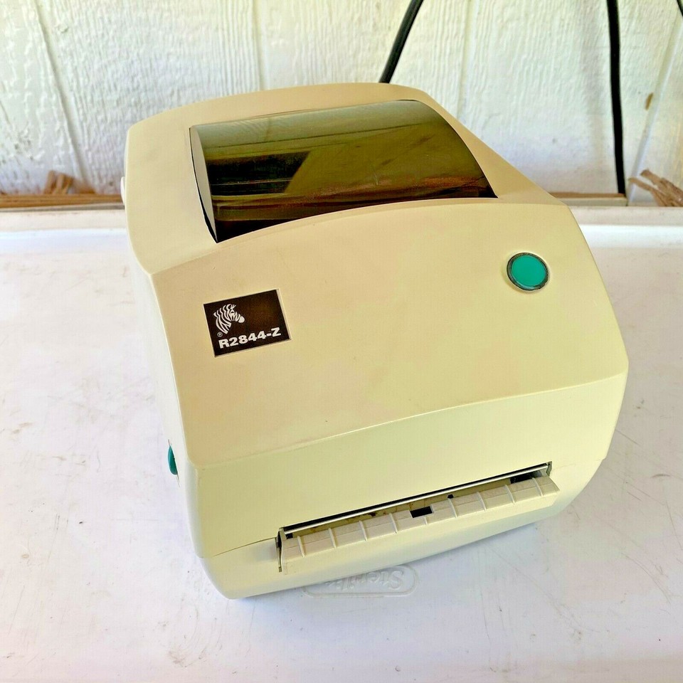 Zebra R2844-Z DT/TT Shipping Label Printer 120777-001 USB Peel ...