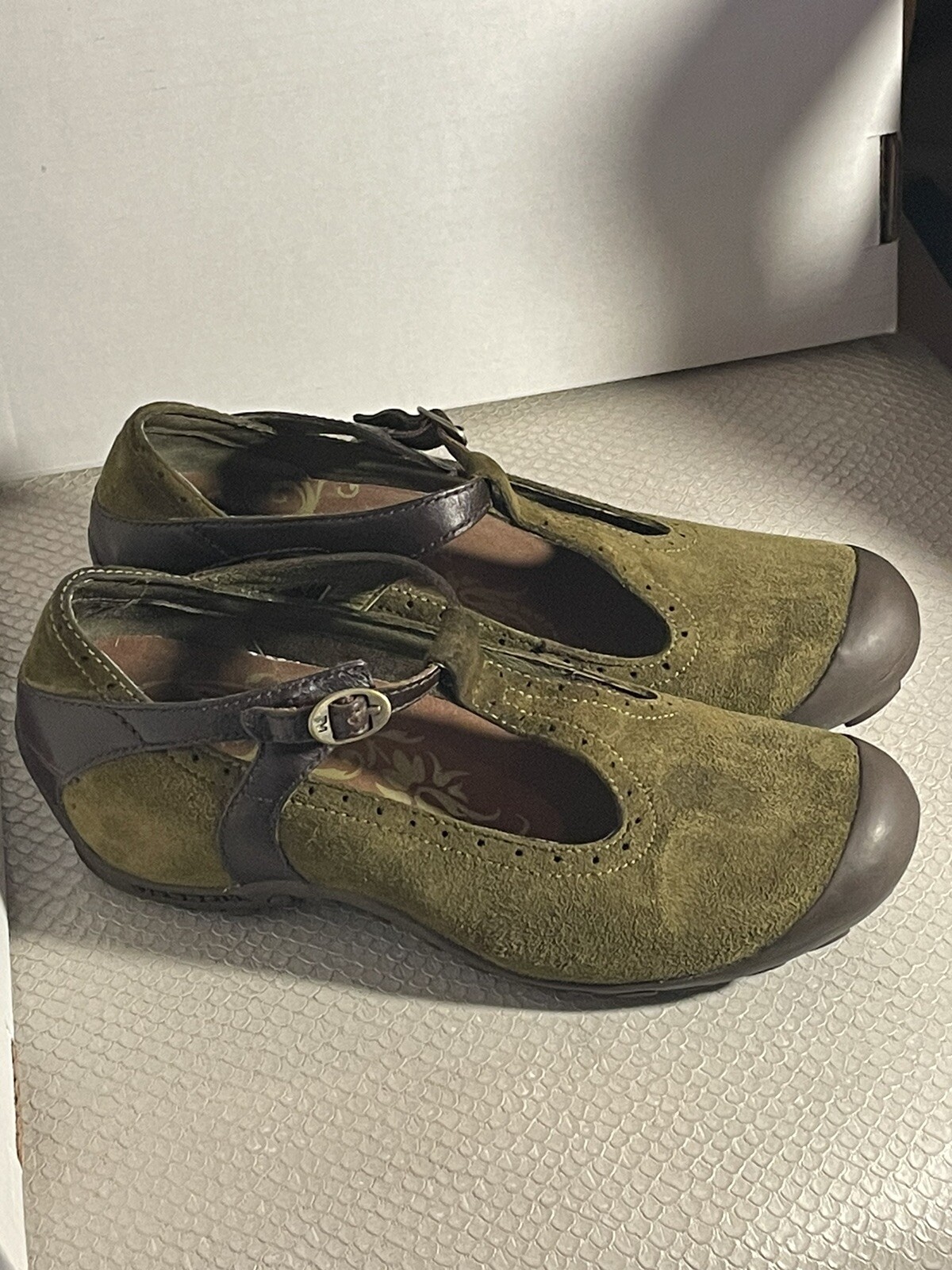 MERRELL Plaza Strap Olive Performance Shoes Women's S… - Gem