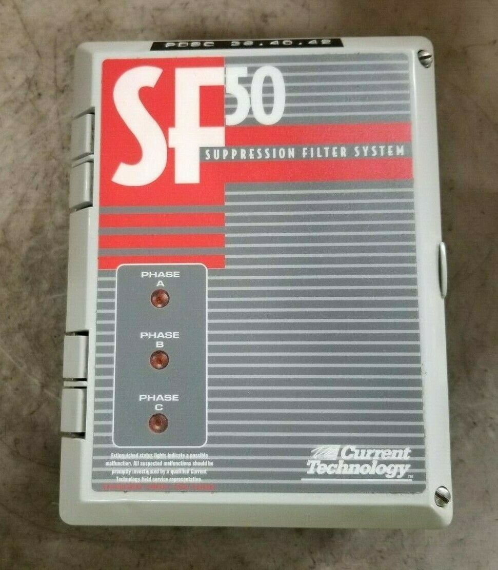 CURRENT TECHNOLOGY SF50 SUPPRESSION FILTER SYSTEM 120/208 VAC | eBay