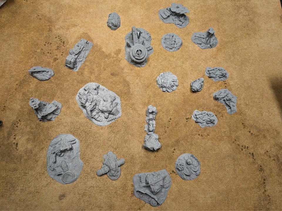 Bulk Sci-Fi Salvage Terrain - Works with 40k, SW Legion, Firefight 28mm/32mm | eBay