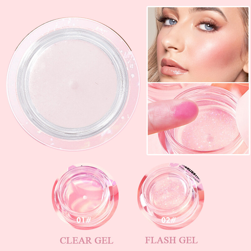 Cosmetics Temperature Changing Color Powder Blusher Make Up Glassy ...