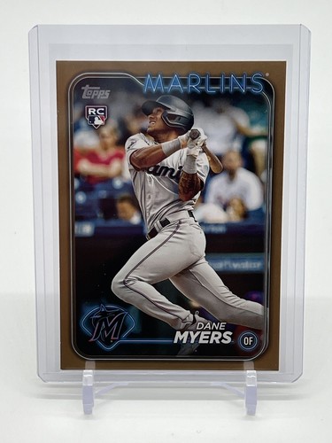 2024 Topps Series 1 Baseball Dane Myers RC Rookie Gold #’d /2024 Miami ...