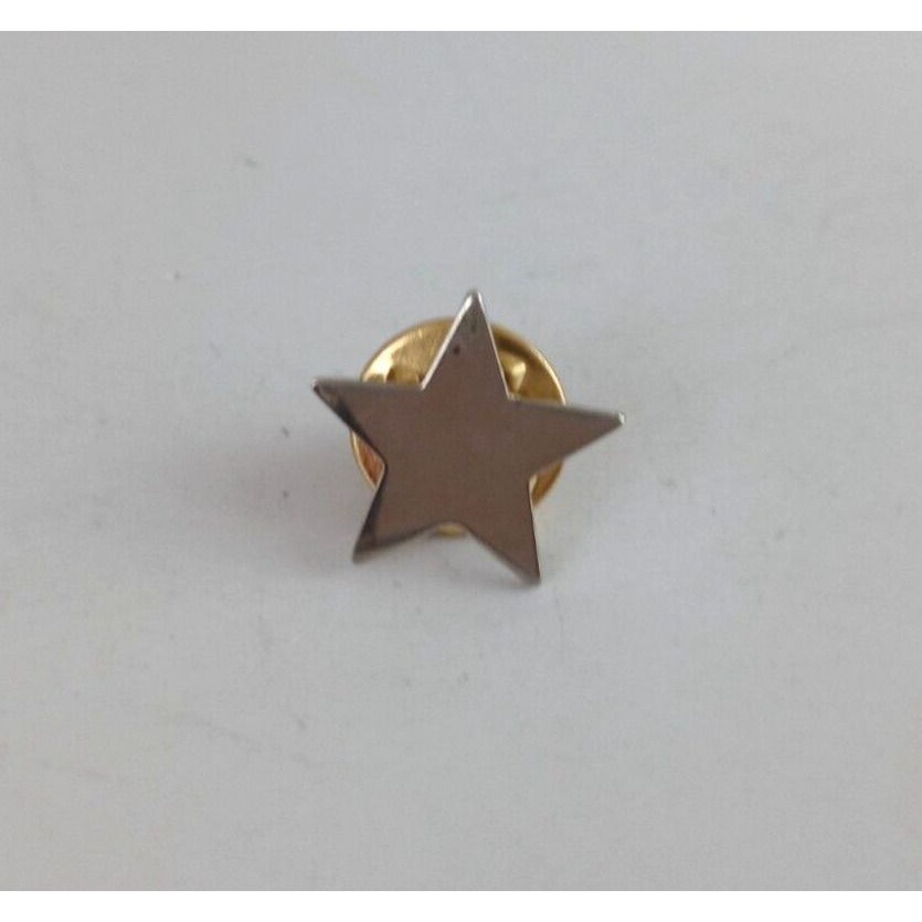 Vintage Five Point Silver Star Lapel Hat Pin | eBay