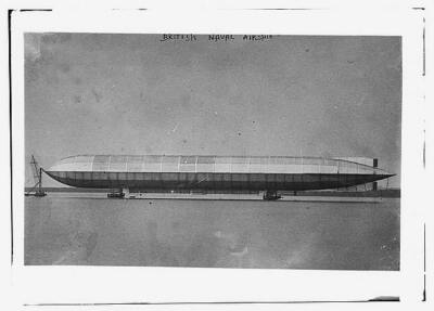 British Naval airship,1911,naval dirigible,Mayfly,HMA-1,attempt at ...