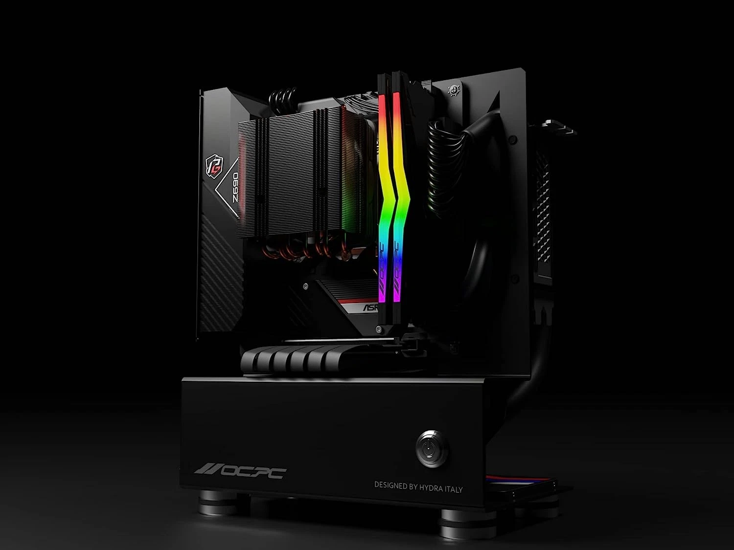 Купить Ибей | OCPC Mini Itx Case, Hydra Italy Mini Itx Pc Case, Open ...