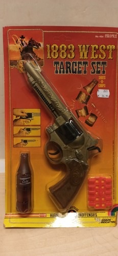 883 West Target Set Pistola con 8 colpi Edison giocattoli Vintage | eBay