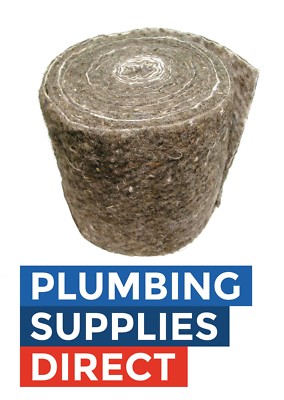 Hair Felt Pipe Insulation Lagging 7m Roll - 15mm 22mm Pipe | eBay UK