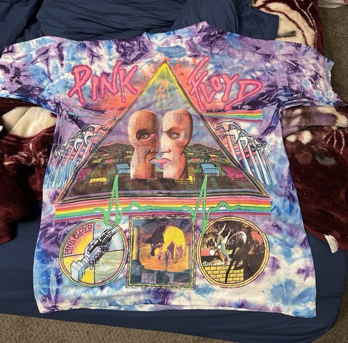 PINK FLOYD THE DIVISION BELL TOUR VINTAGE Rare Psychedelic T SHIRT FROM ...