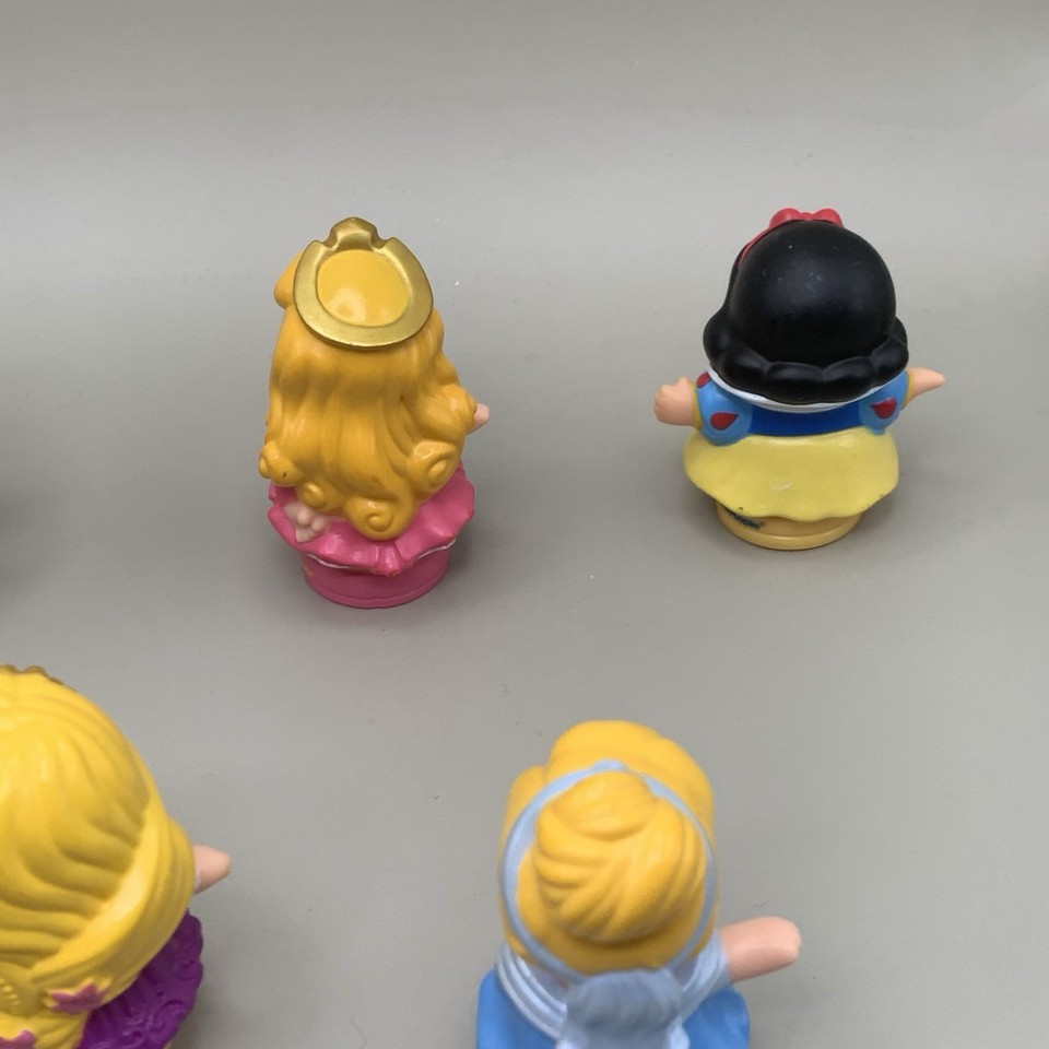 Fisher-Price Little People Disney Princess Figures Lot Snow White Ariel ...