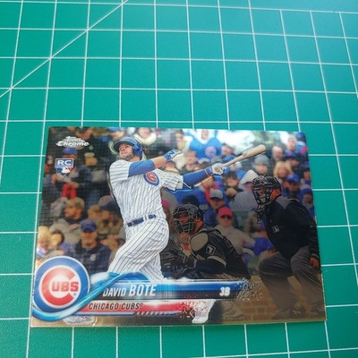David Bote 2018 Topps Chrome Update Rookie Card #HMT15 Chicago Cubs RC ...