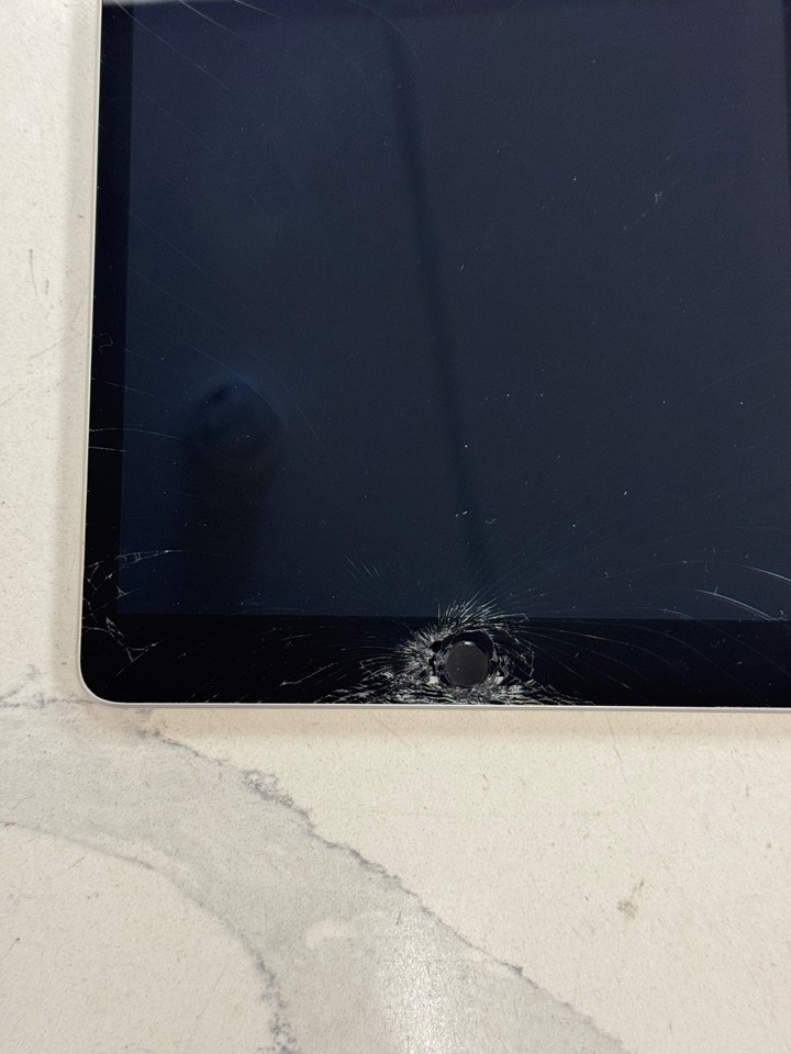 Apple iPad 9th Gen 256 GB A13 Bionic chip, 10.2-inch Retina. SMASHED ...