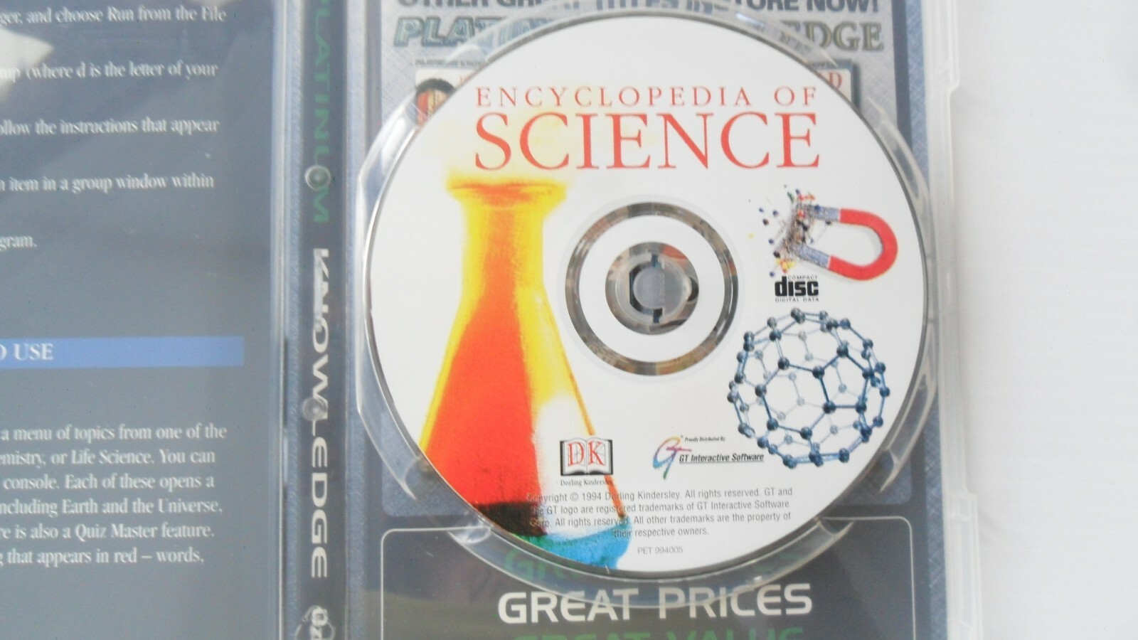 ENCYCLOPEDIA OF SCIENCE KIDS CHILDRENS REFERENCE SOFTWARE DK PC CD ROM ...