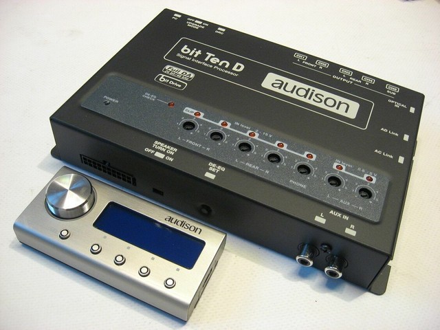Audison Bit Ten D Signal Interface Processor With 4 Channels in and 5 ...