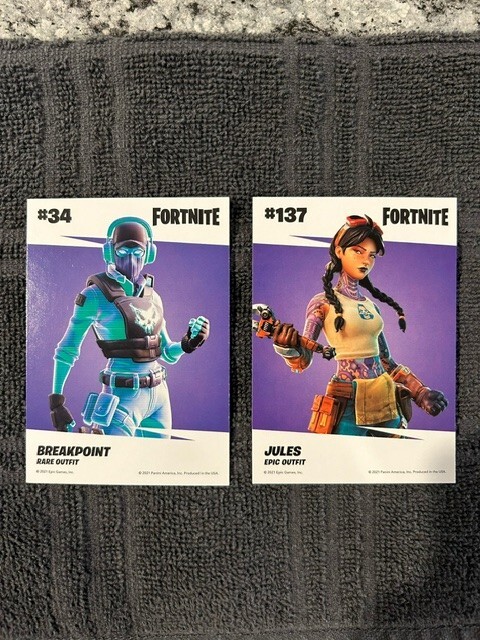 2021 Jules and Breakpoint Fortnite Cards | eBay