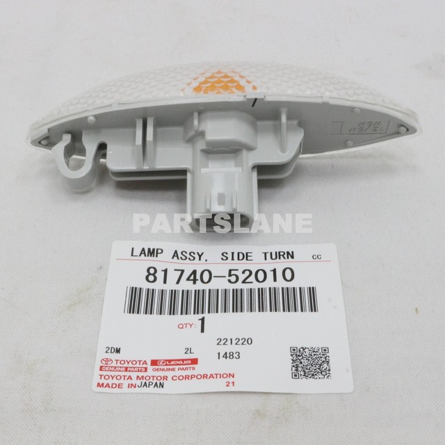 8174052010 Genuine Toyota Lamp ASSY Side Turn Signal LH 81740-52010 for ...