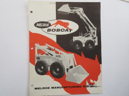Bobcat Skid Steer Loader Brochure 4 Page | eBay