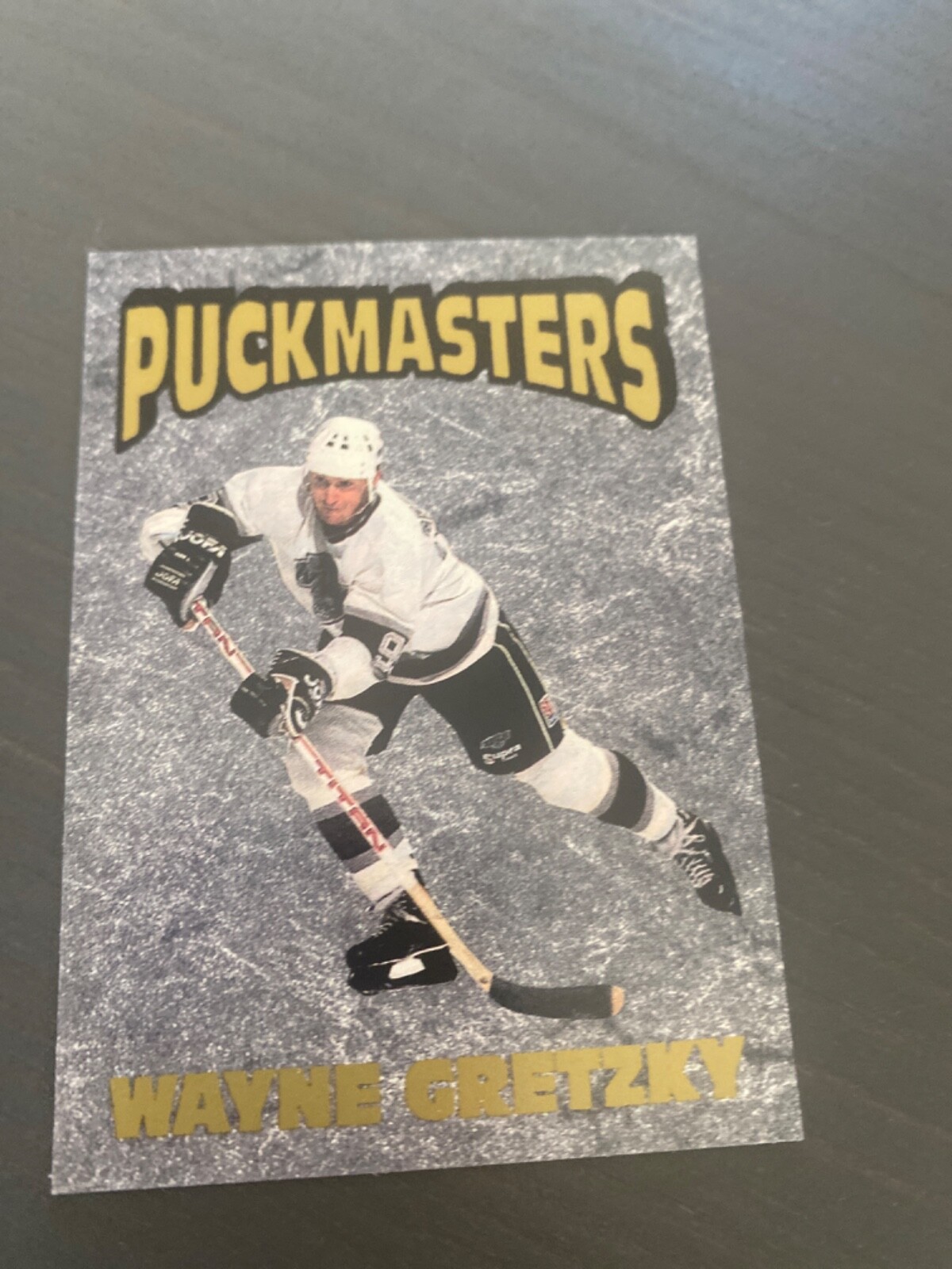 RARE! 1990's Wayne Gretzky L.A. Kings PUCKMASTERS Promo Oddball Hockey Card MINT | eBay