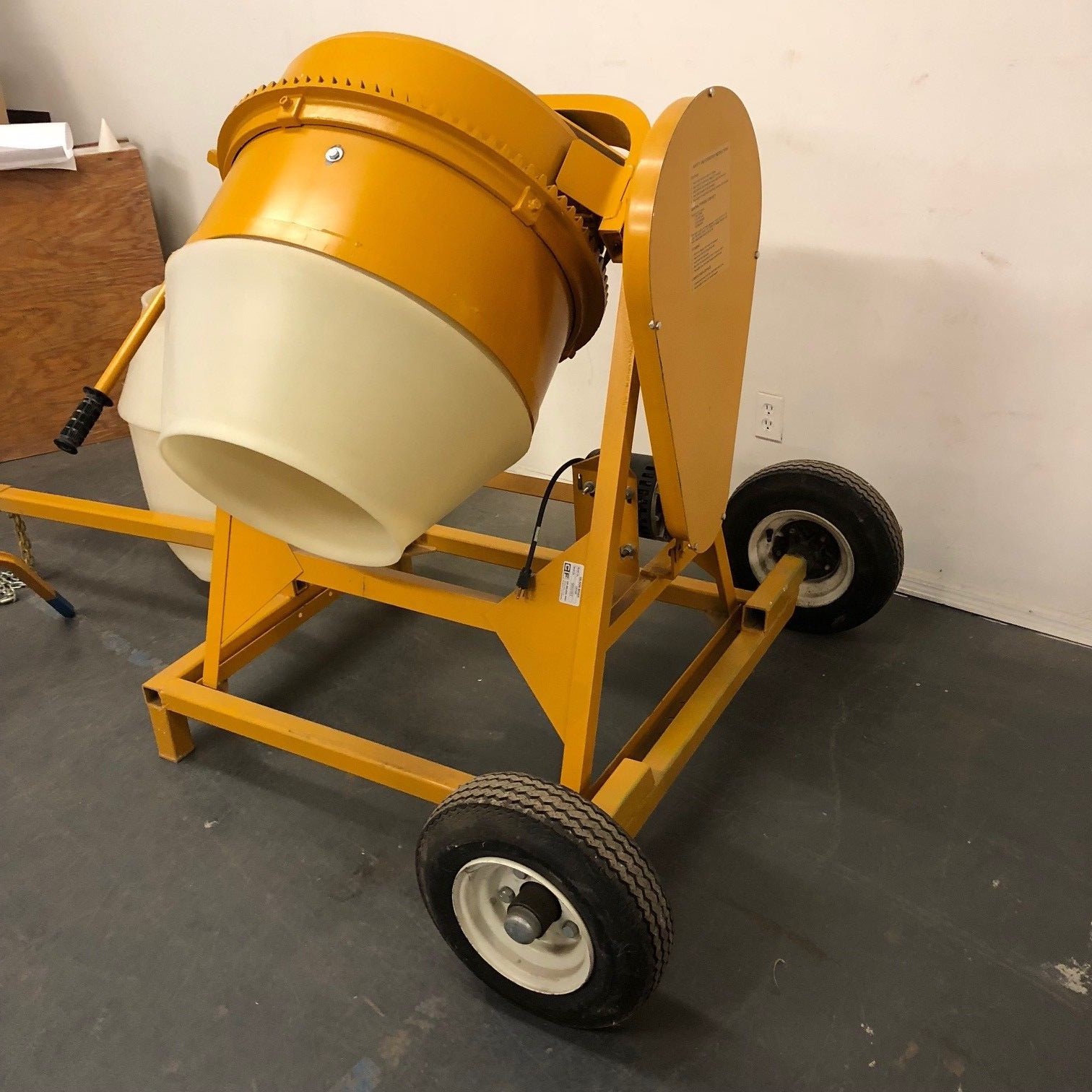 McMaster-Carr Gilson Cement Mixer Custom Cart Handle Hitch 2 Liners 1 ...