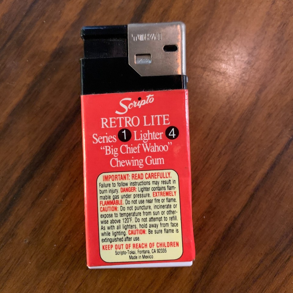 Vintage Scripto Big Chief Wahoo Chewing Gum Sticks Series Retro Lite ...