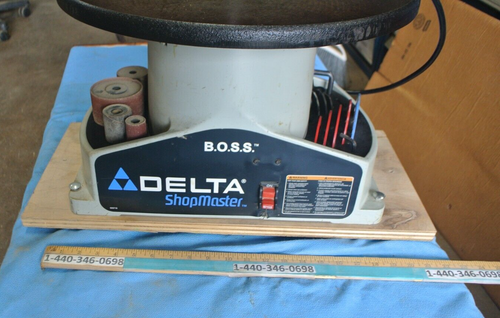 Delta Boss Shopmaster Bench Top Oscillating Drum Spindle Sander ...