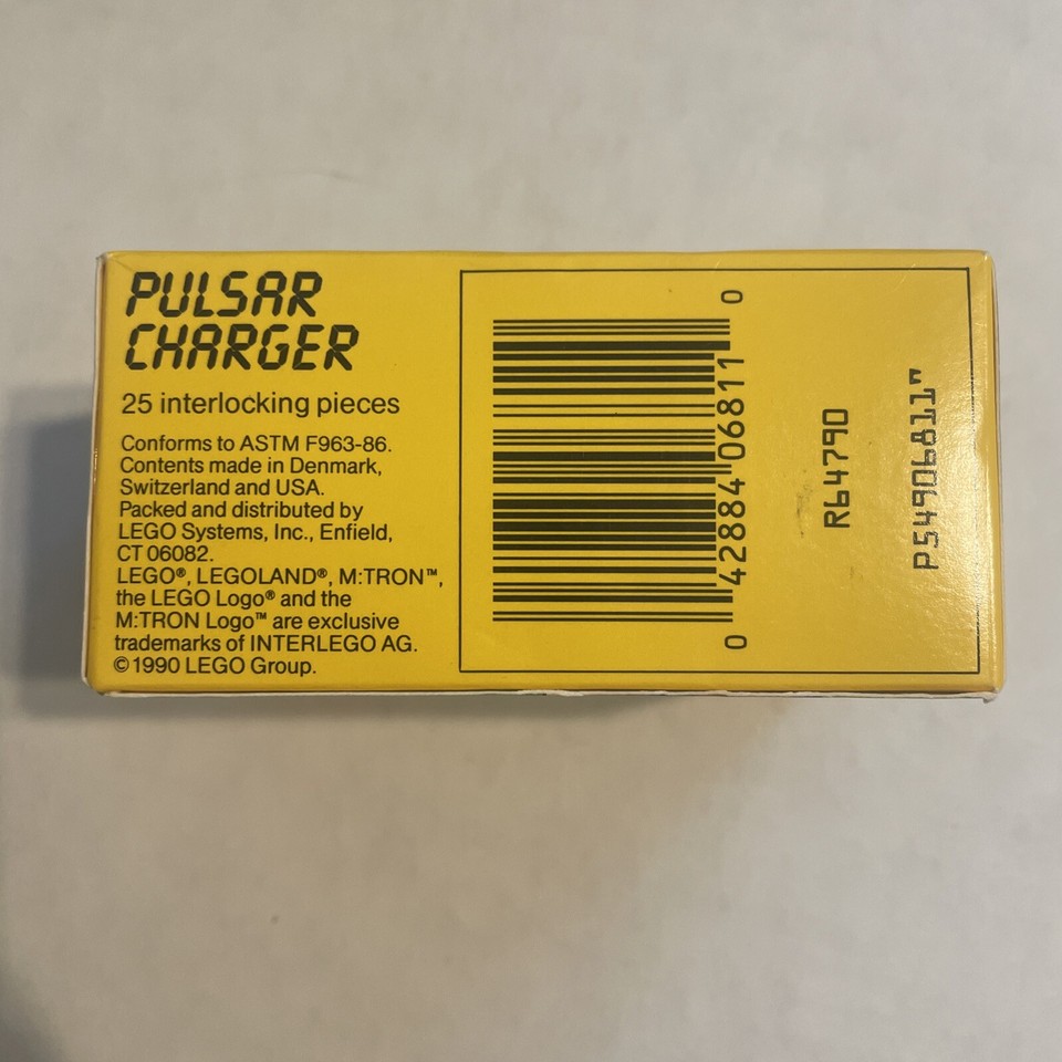 New Sealed Rare Vintage 1990 Lego Legoland Space System Pulsar Charger ...