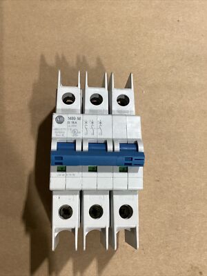 Allen-Bradley 1489-M D 15A Circuit Breaker 3 Pole 15A With 1489-M ...