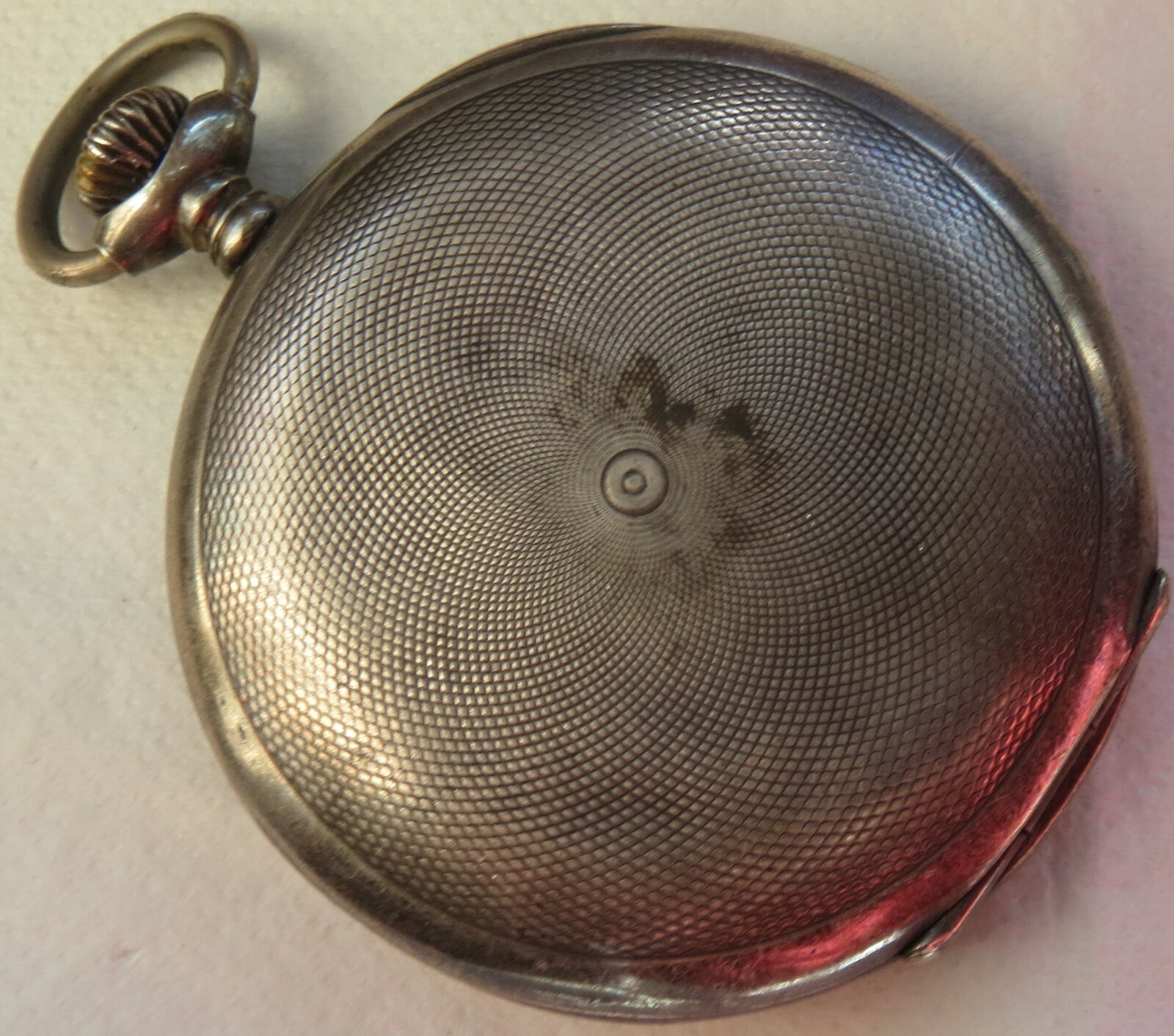Casa Escasany Pocket watch silver hunter carved case 50 mm. in diameter ...