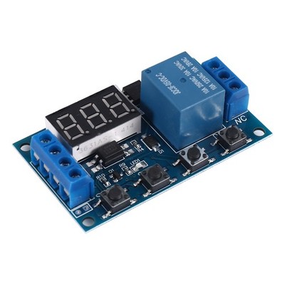 -521 Digital Time Delay 1 Way Relay Trigger Cycle Timer Delay ...
