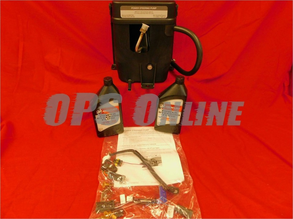 New OEM Mercury Verado Power Steering Pump Kit - 8M0199048/8M0148159 ...