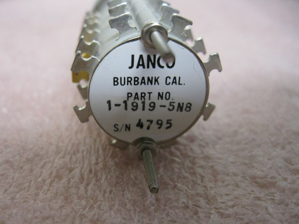 JANCO 1-1919-5N8 MILITARY GRADE ROTARY SWITCH-BACS30AZ3-5N8 | eBay