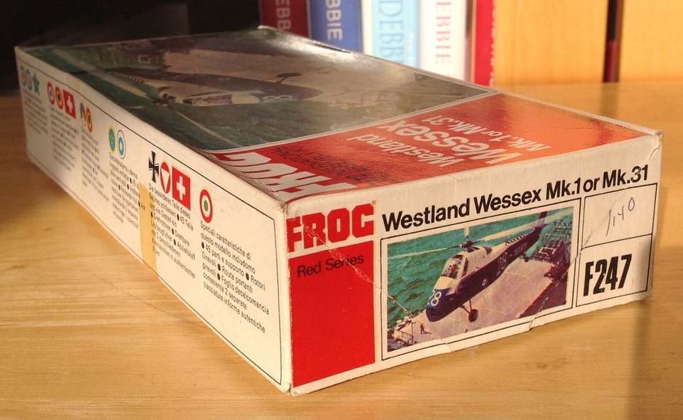 Frog 1:72 Westland Wessex Mk.1 or Mk.31 Vintage Model Airplane Kit F247 ...