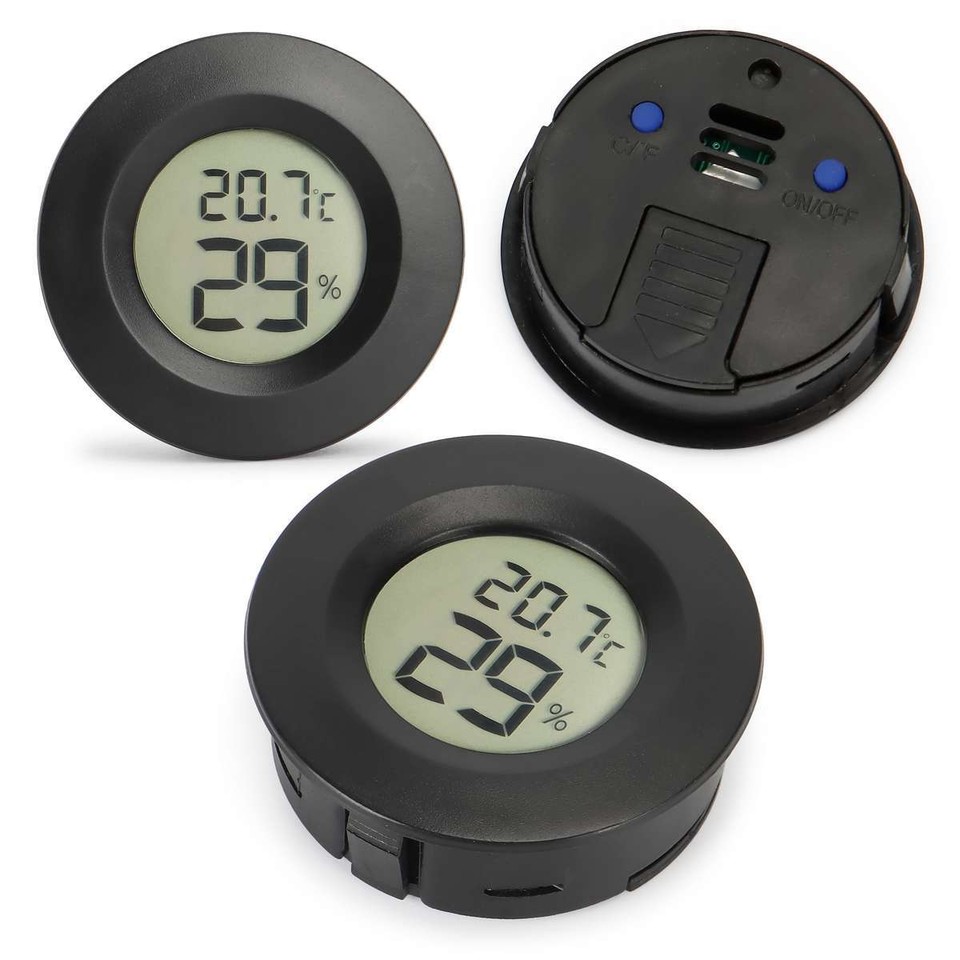 Mini Digital LCD Thermometer Hygrometer Humidity Temperature Meter ...