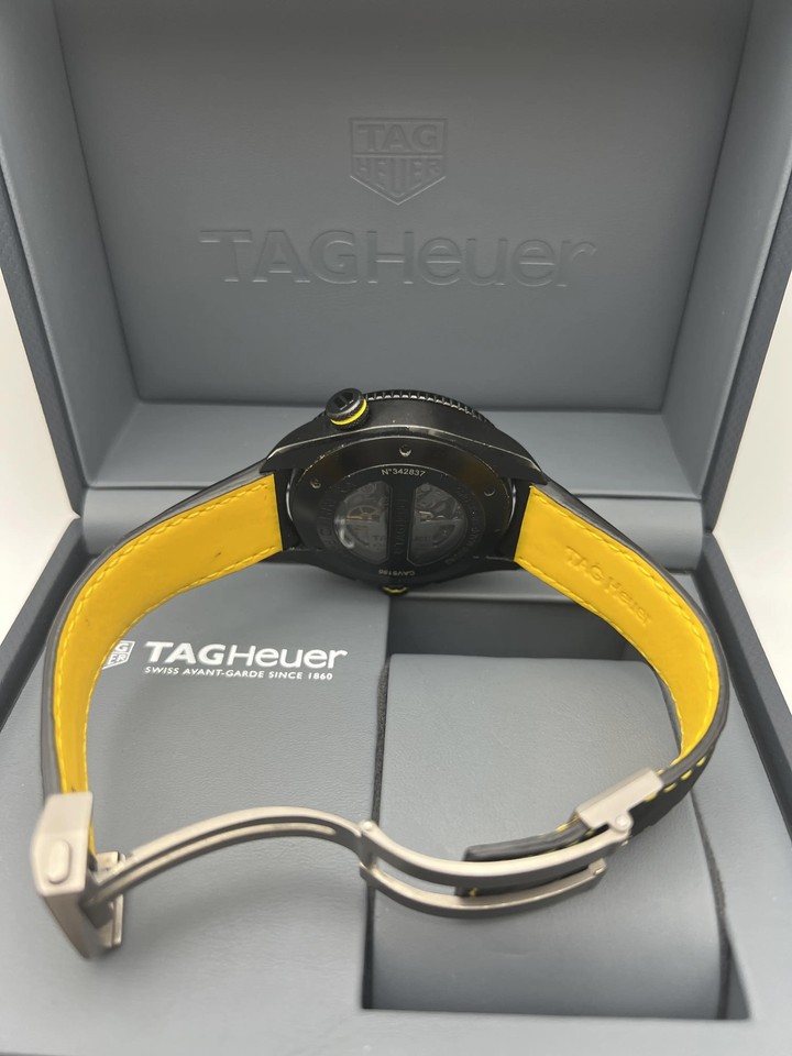 TAG Heuer Grand Carrera 43mm PVD Titanium CAV5186.FC6304 Box Papers | eBay