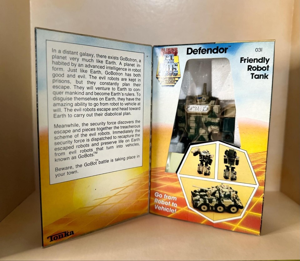 Super Go Bots Tonka 1984 Defendor Tank | eBay