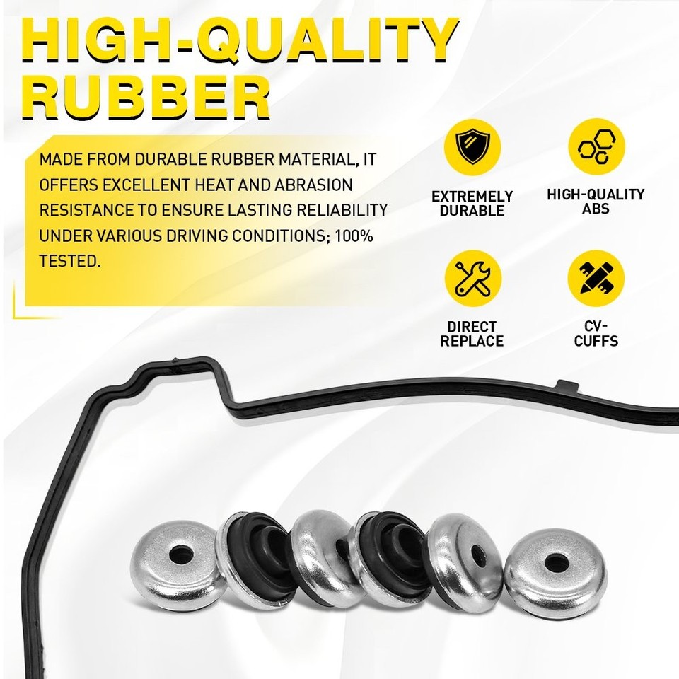 For Honda Accord CR-V Element Engine Cylinder Valve Cover Gasket1-5set ...