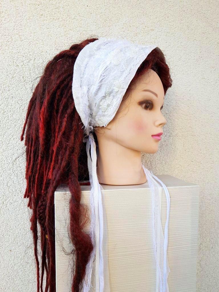 White Dreadlock Wig
