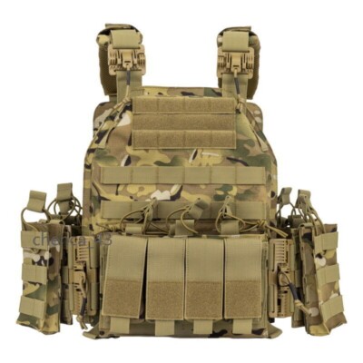 Tactical Vest Bulletproof Chest Rig Outdoor Multi Lightweight ...