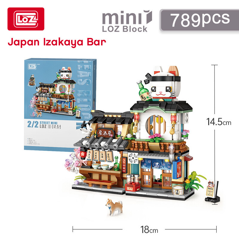 LOZ Mini Blocks Sets Food Street View Building Blocks Micro Bricks with ...