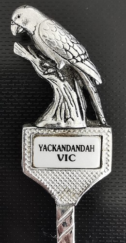 Parrot Yackandandah VIC 3D Figurine Randa Souvenir Spoon in box VGC ...